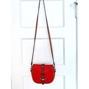 Dooney & Bourke | Bags | Dooney Bourke Vintage 9s Red Awl Marble Bag R5 ...